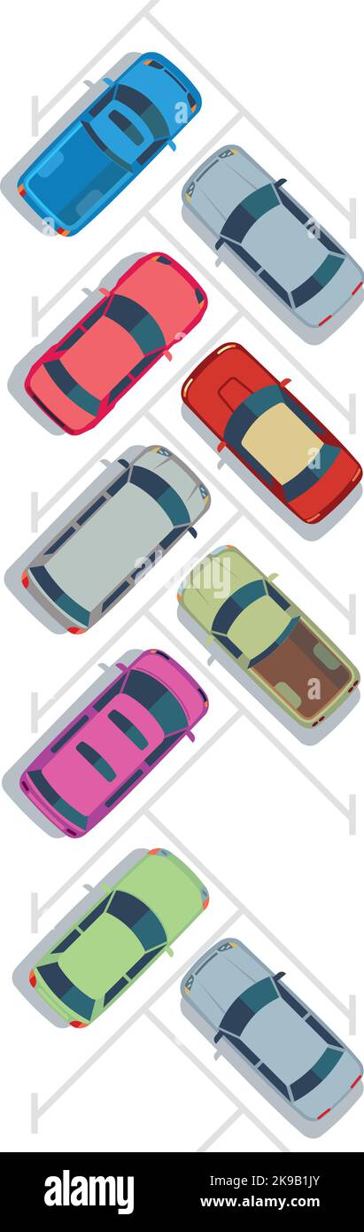 Highway with parking garage Stock Vector Images - Alamy