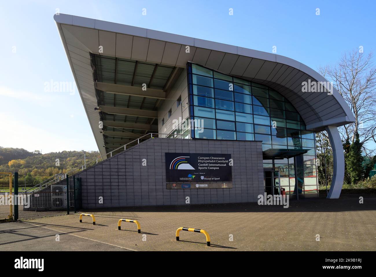 Cardiff International Sports Campus. Leckwith Athletic Stadium, Cardiff ...