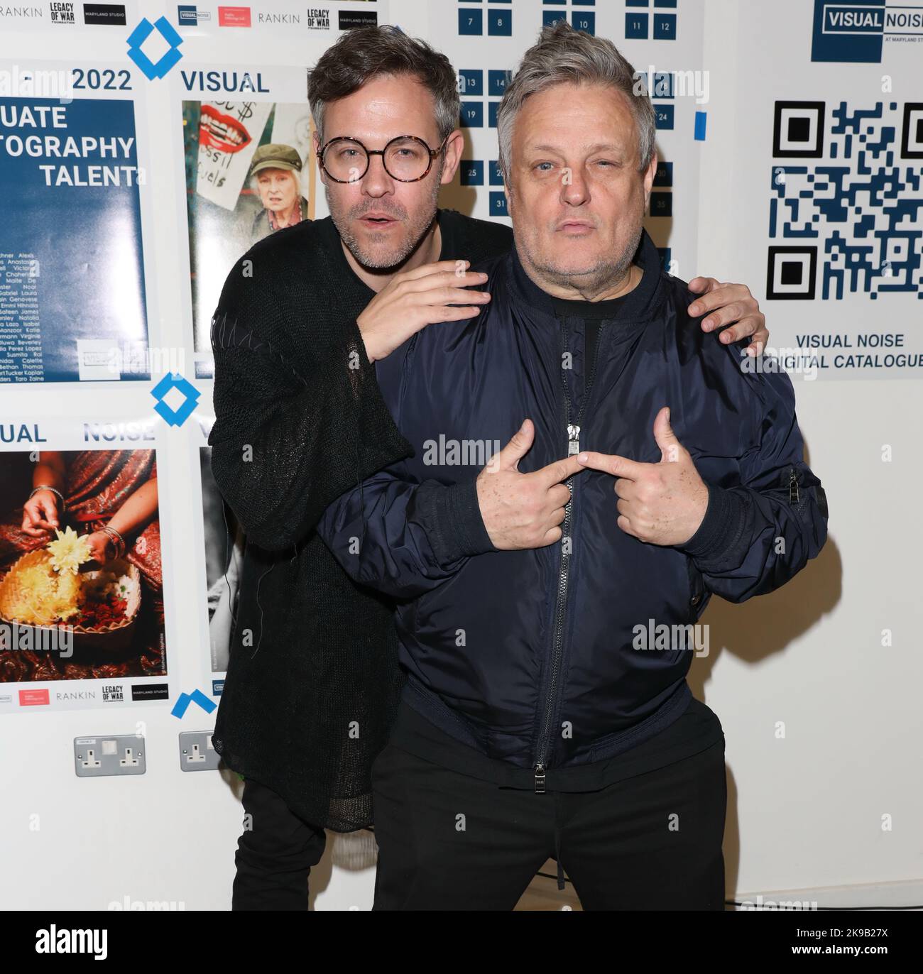RANKIN and Will Young attend a private view of 'Visual Noise At ...