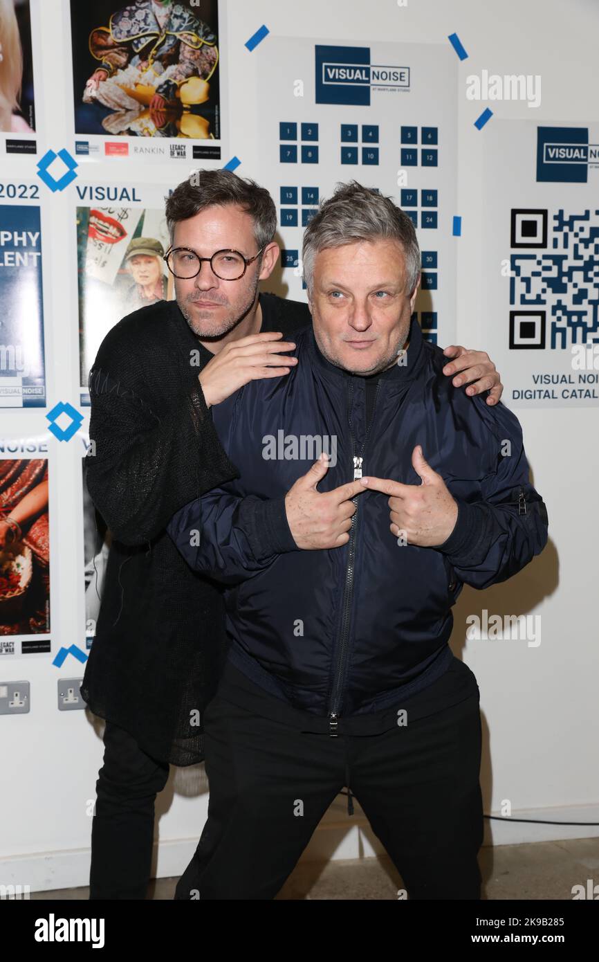 RANKIN and Will Young attend a private view of 'Visual Noise At ...