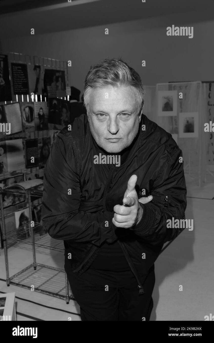 RANKIN attends a private view of 'Visual Noise At Maryland Studio" hosted by Rankin to highlight ...