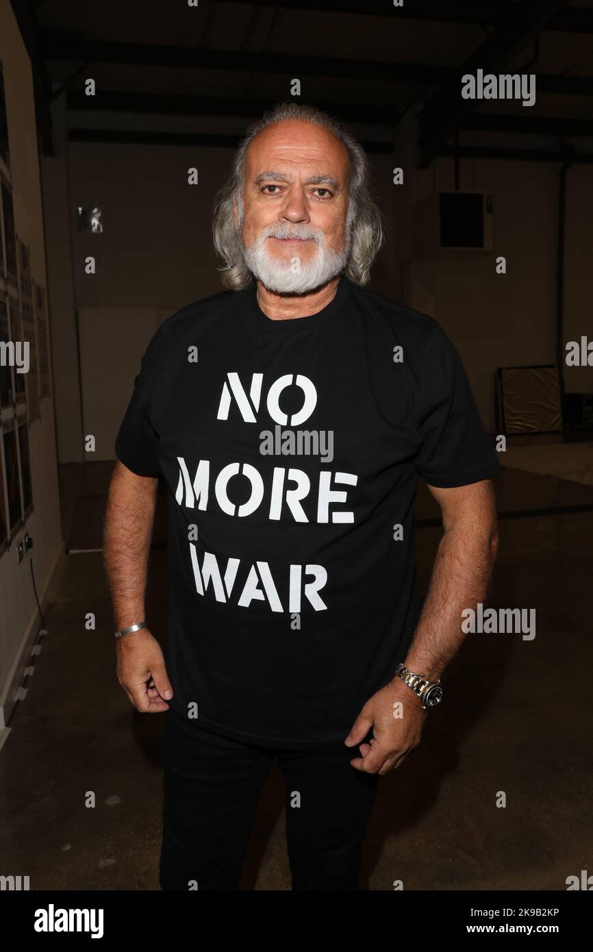 Dave Benett attends a private view of 'Visual Noise At Maryland Studio ...