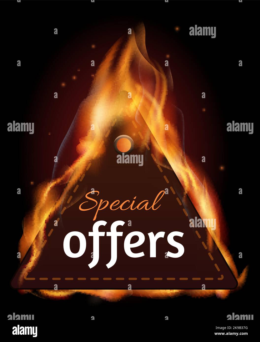 Burning special Stock Vector Images - Alamy