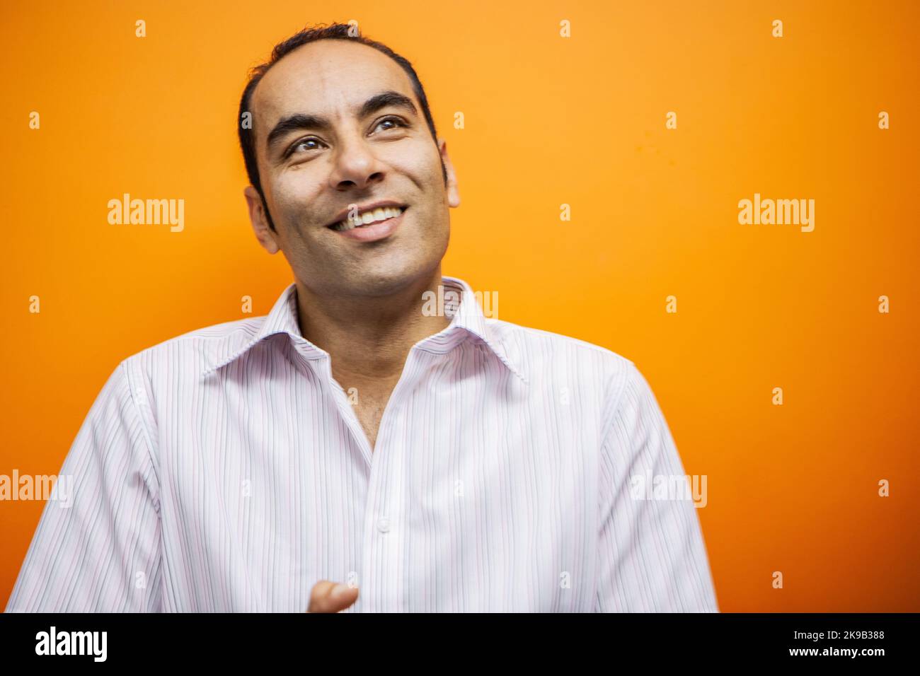 Emotions and Expressions: A Natural Smile. A friendly and genuine ...