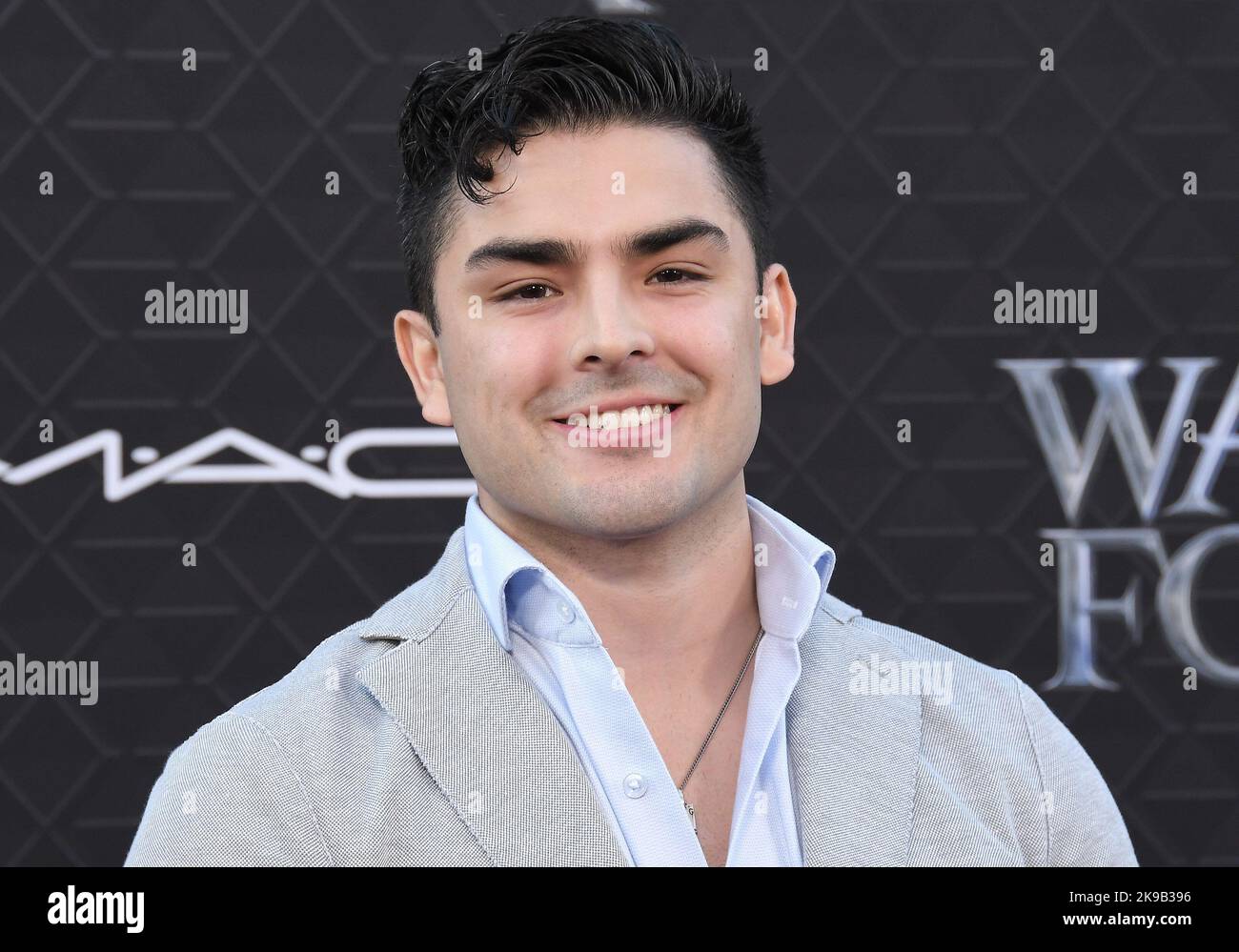 Hollywood, CA, October 26, 2022. Diego Tinoco arrives at the Marvel ...