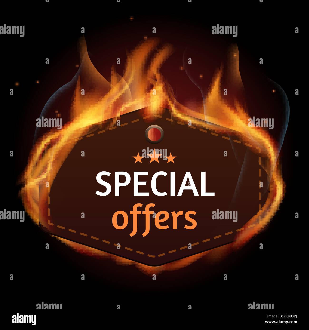 Burning special Stock Vector Images - Alamy