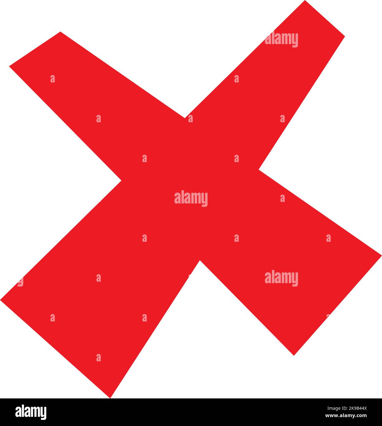 Red X Sign