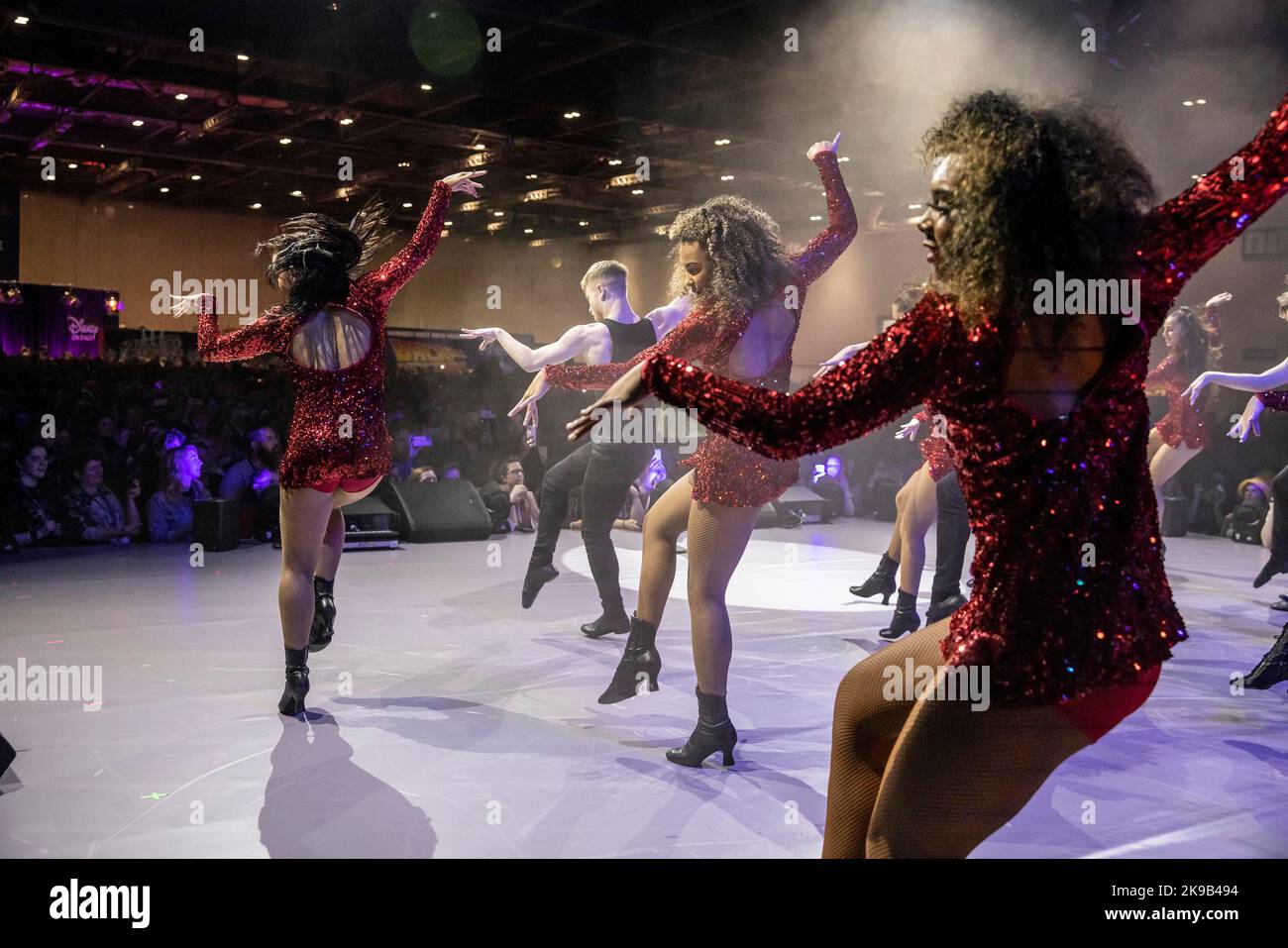 Members of the ÔAddictÕ dance group at the Musical Con 2022, the UKÕs ...