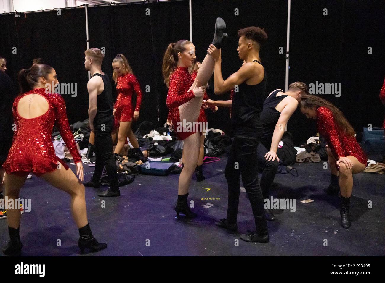 Members of the ÔAddictÕ dance group at the Musical Con 2022, the UKÕs ...