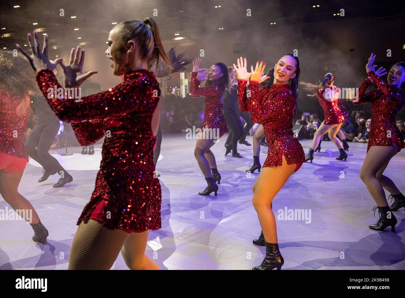 Members of the ÔAddictÕ dance group at the Musical Con 2022, the UKÕs ...