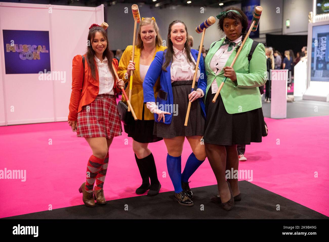 Musical Theatre enthusiasts dressed in costume attend the Musical Con ...