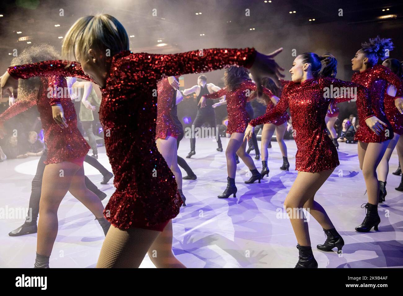 Members of the ÔAddictÕ dance group at the Musical Con 2022, the UKÕs ...