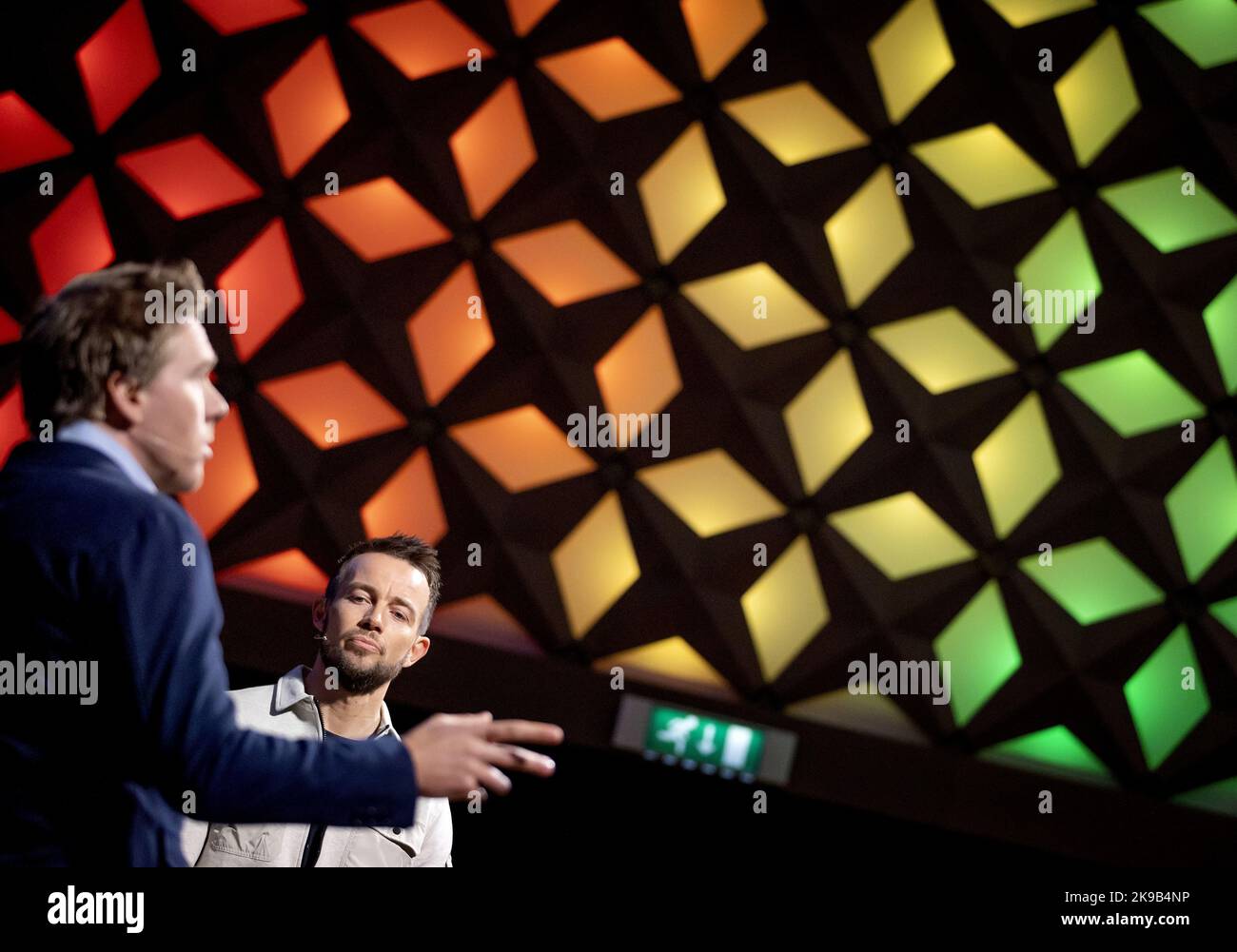HILVERSUM - Sjoerd van Ramshorst and Henry Schut during a presentation ...