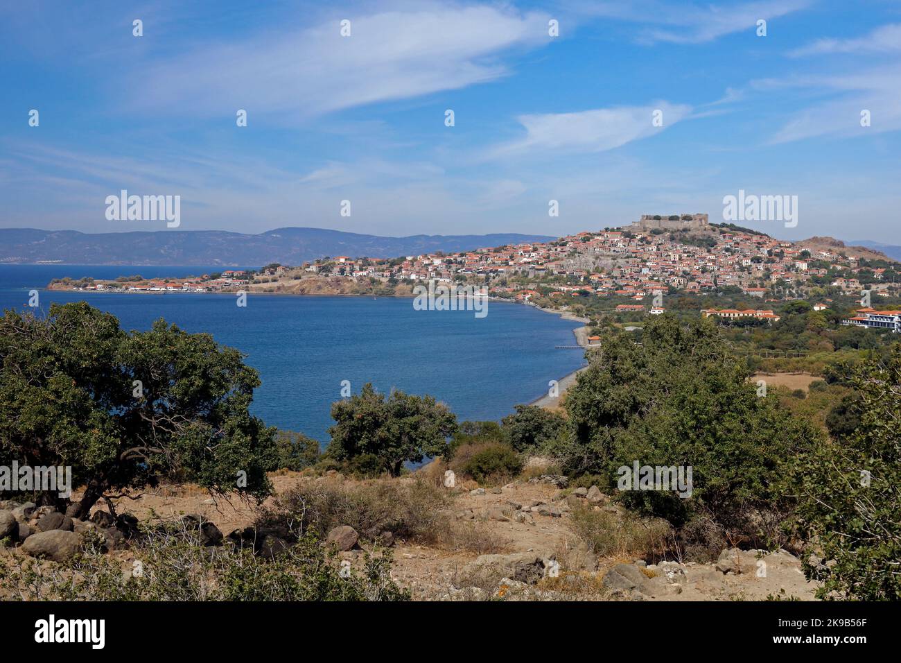Molyvos scenes,Lesbos island, Northern Aegean, Greece. September ...