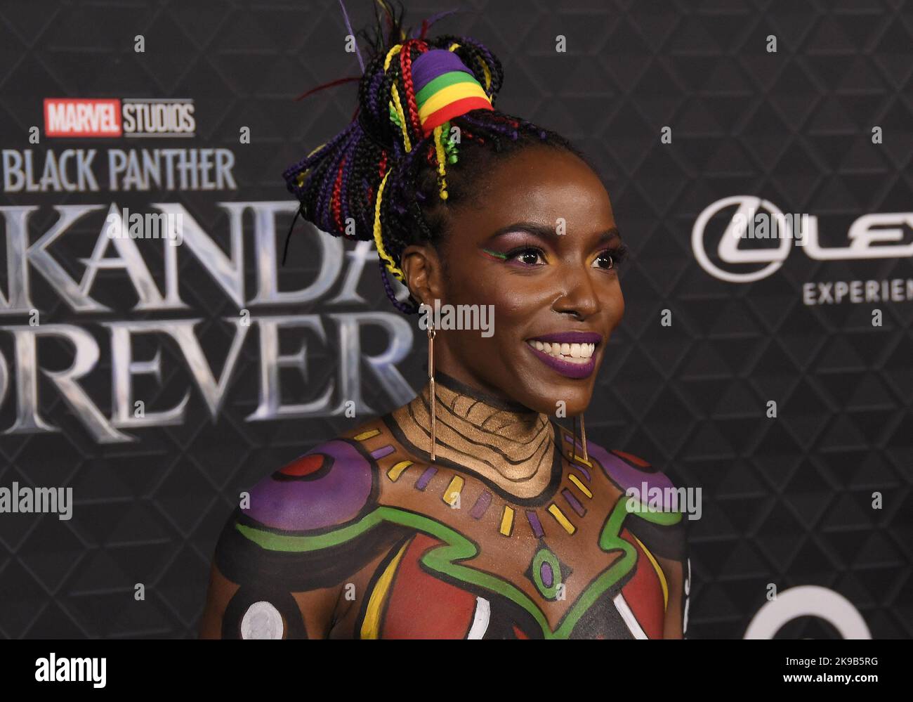 Hollywood, CA, October 26, 2022. Janeshia Adams Ginyard arrives at the ...