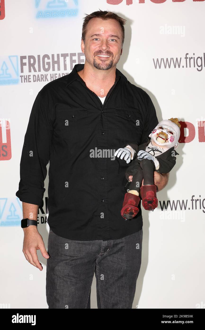 Jeremy King attends 'Scare Package 2' film premiere during Arrow ...