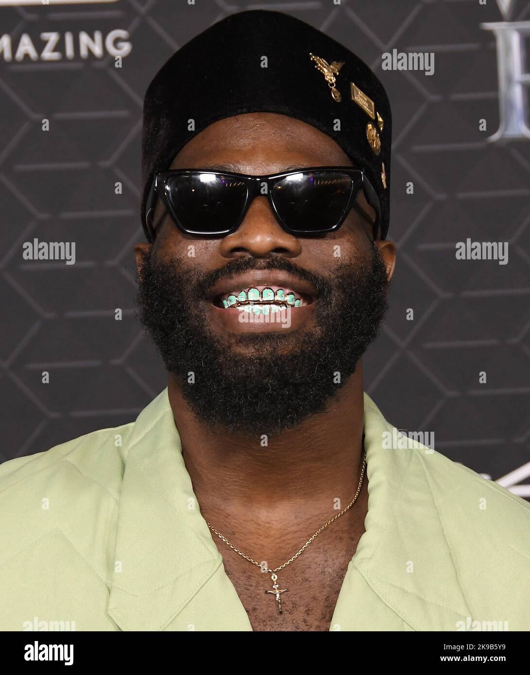 Hollywood, CA, October 26, 2022. Tobe Nwigwe arrives at the Marvel ...