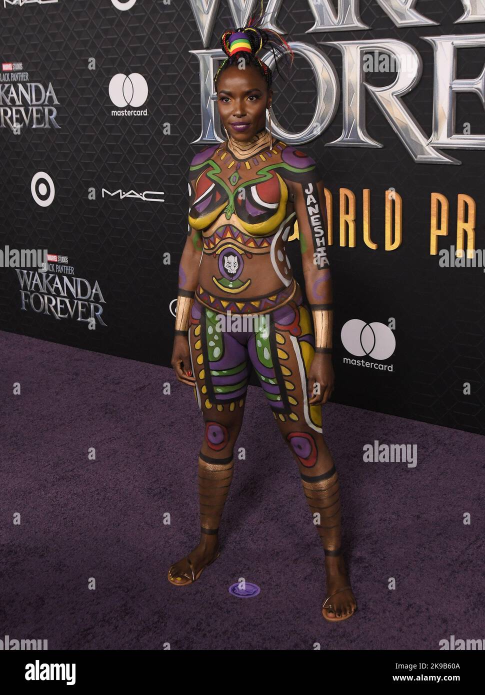 Hollywood, CA, October 26, 2022. Janeshia Adams Ginyard arrives at the ...