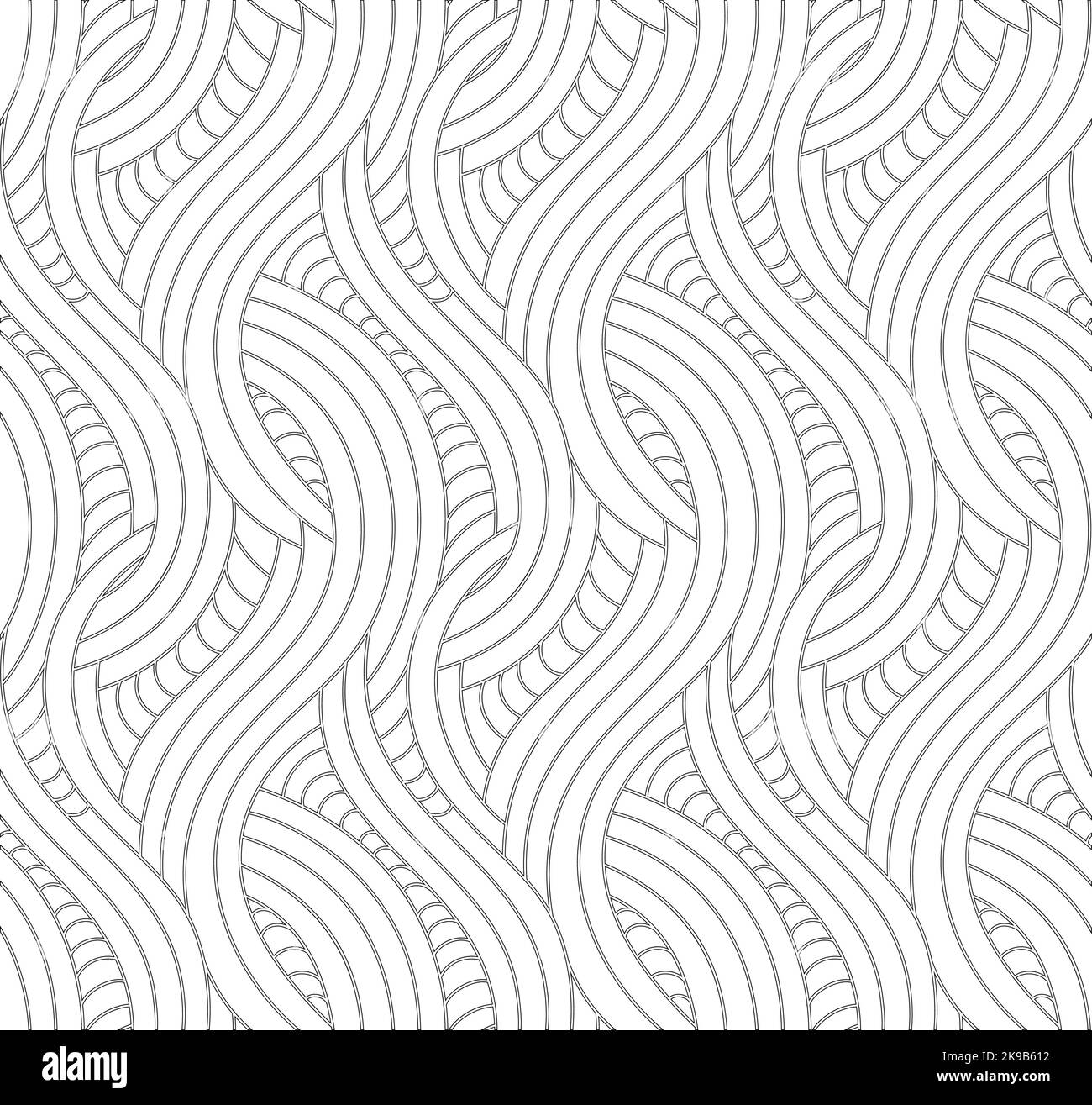 Vector black seamless linear pattern in minimalism style. Simple ...