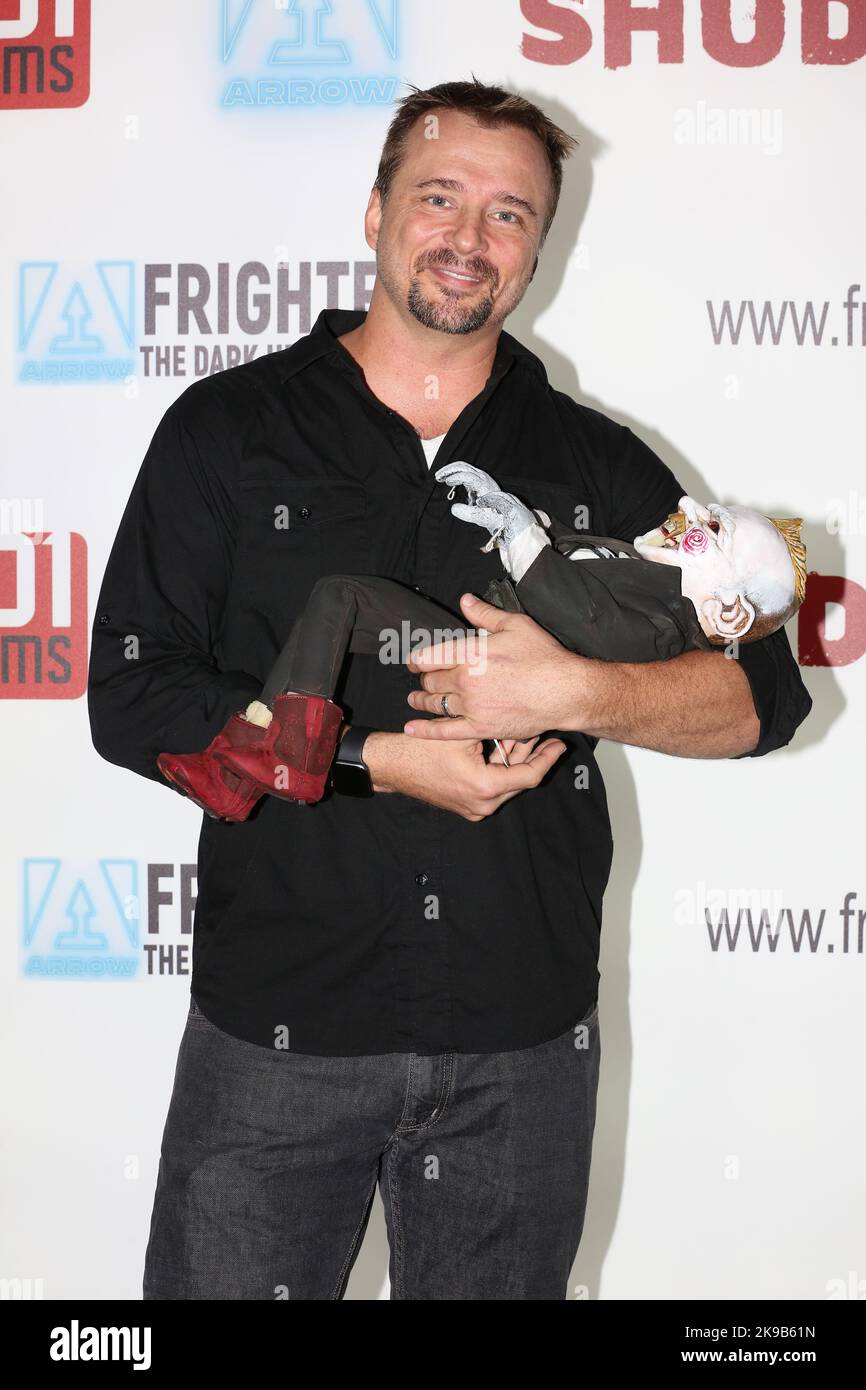 Jeremy King attends 'Scare Package 2' film premiere during Arrow ...