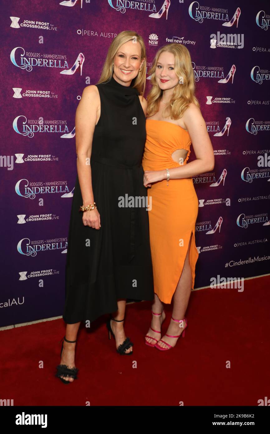 Sydney, Australia. 27th October 2022. Melissa Doyle and daughter ...