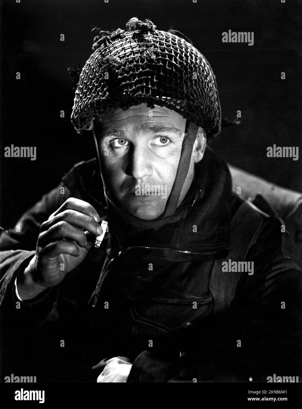 DONALD HOUSTON Portrait in THE RED BERET (UK) / PARATROOPER (US) 1953 ...