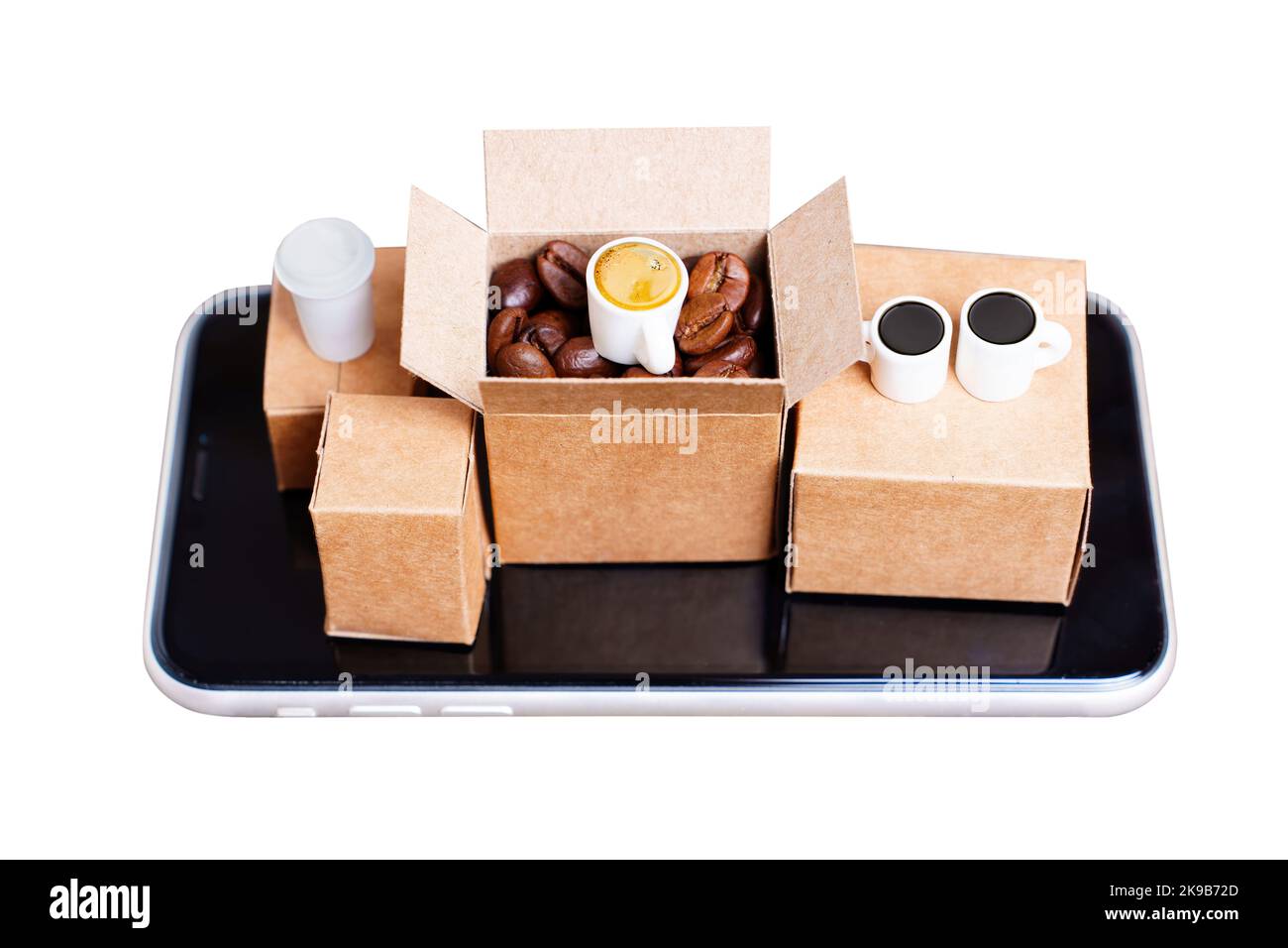 Cargo container cafe shop Cut Out Stock Images & Pictures - Alamy