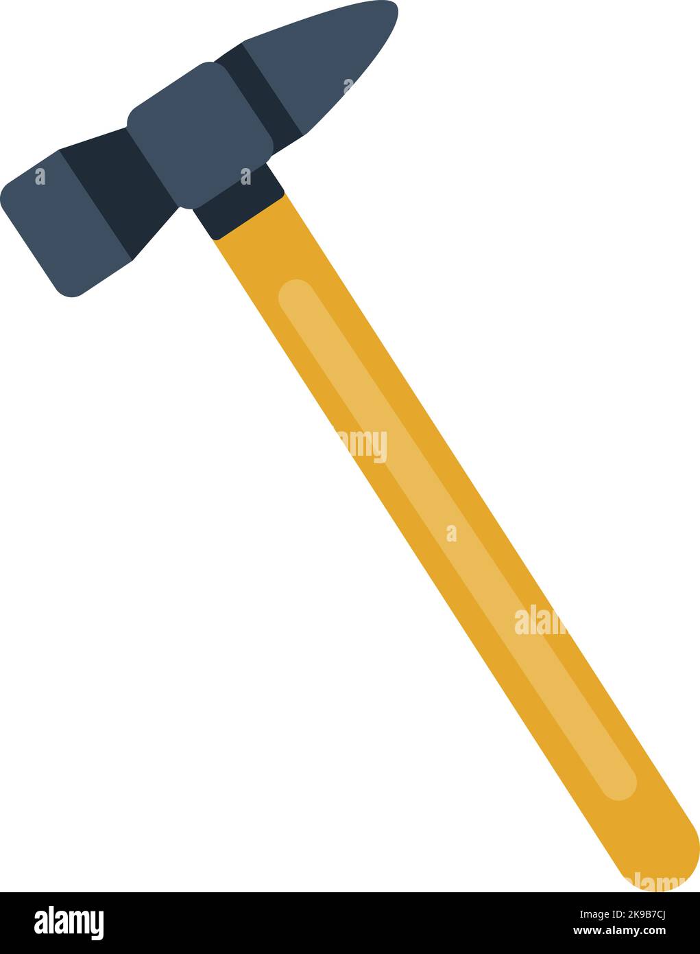Construction hammer icon. Woodwork tool. Carpenter symbol Stock Vector ...