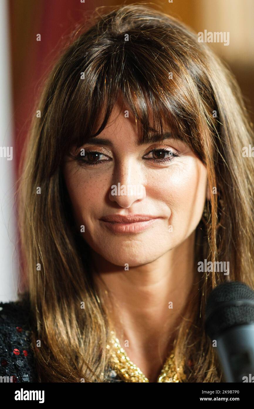 Actress, Penelope Cruz poses at the photocall for the film 'L'immensità ...