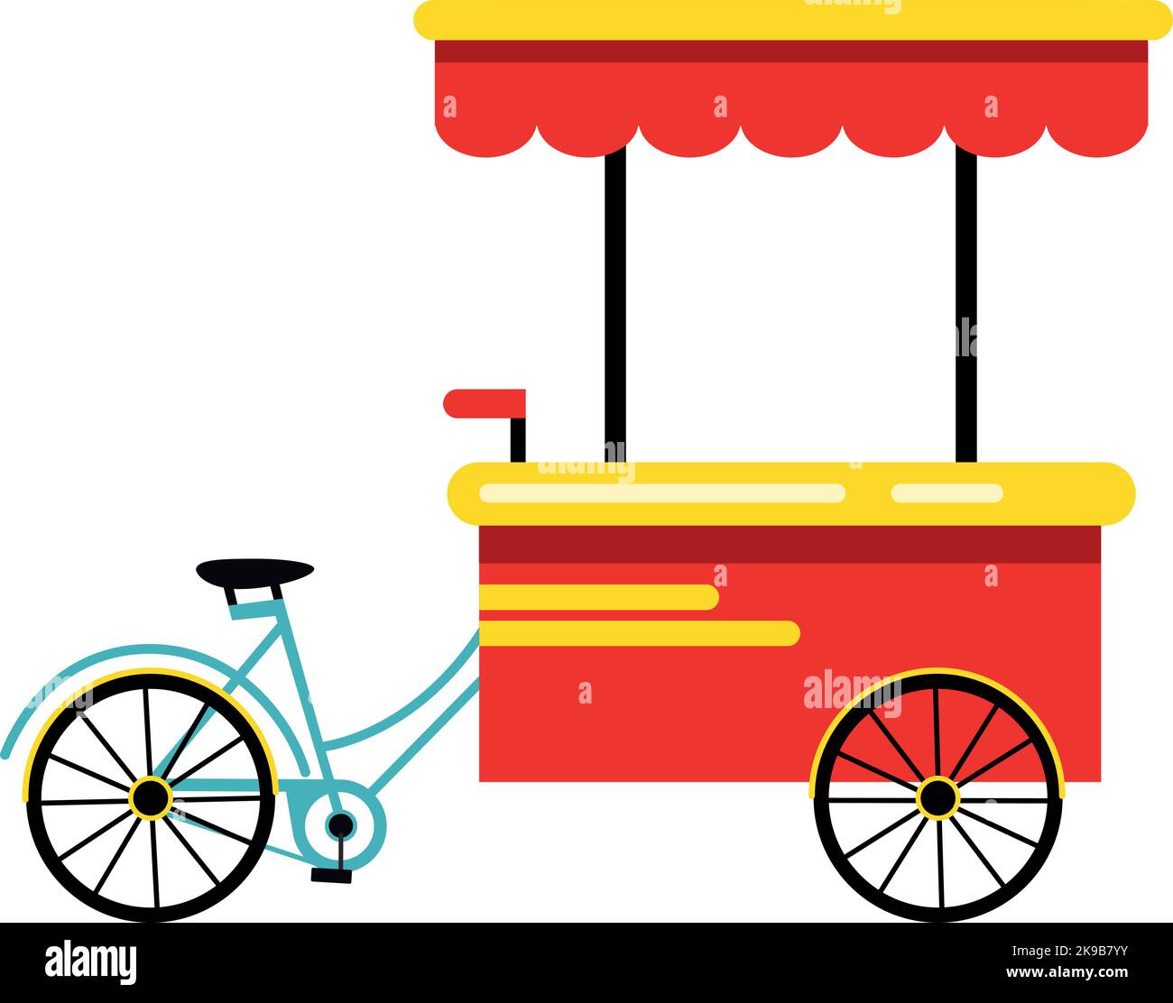 Wheeled cart Cut Out Stock Images & Pictures - Alamy