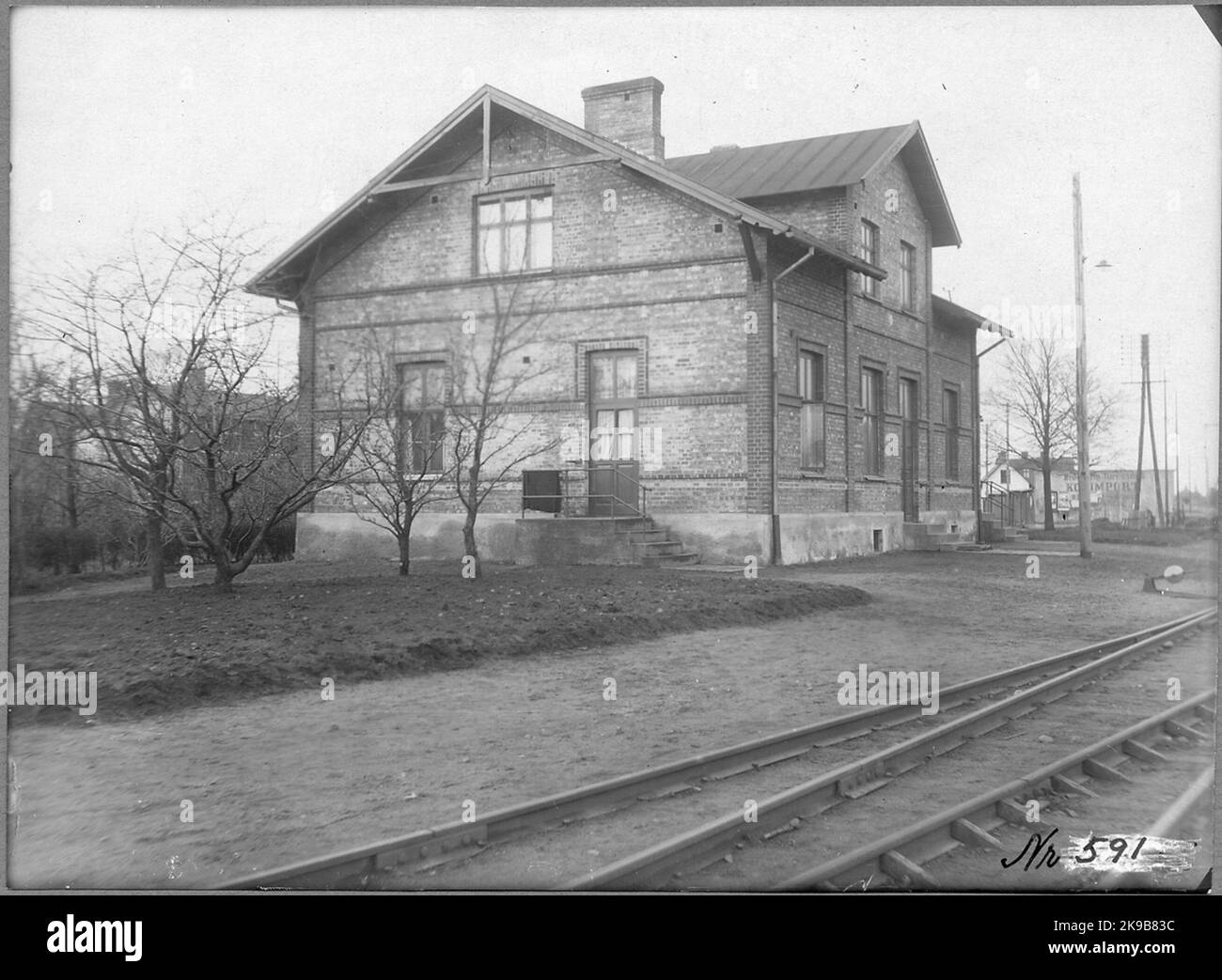 Former residential house Black and White Stock Photos & Images - Alamy