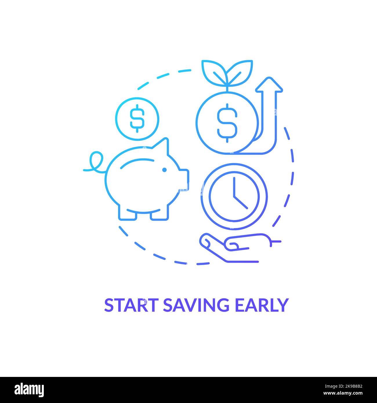Start early Stock Vector Images - Alamy