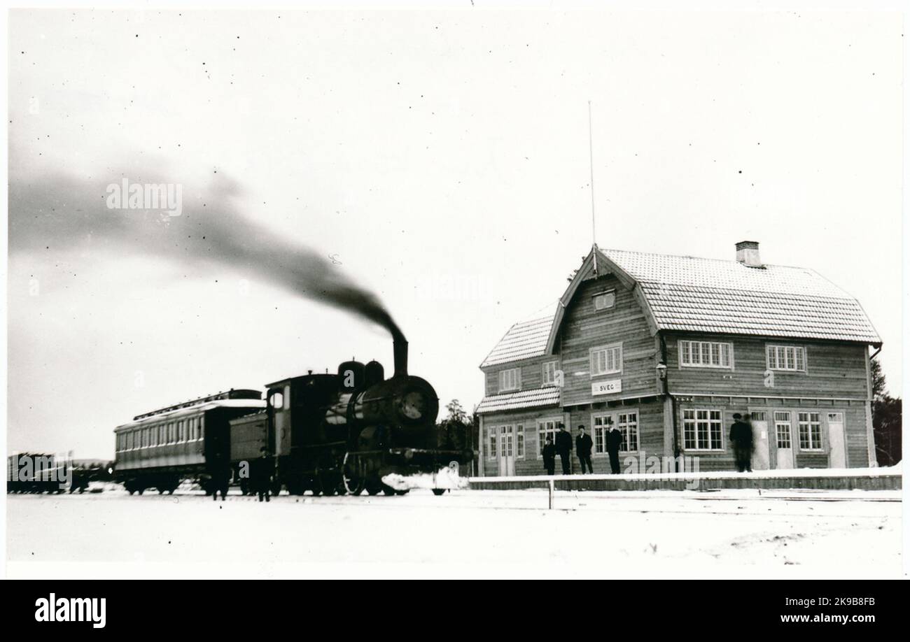 First person train in Sveg Stock Photo - Alamy