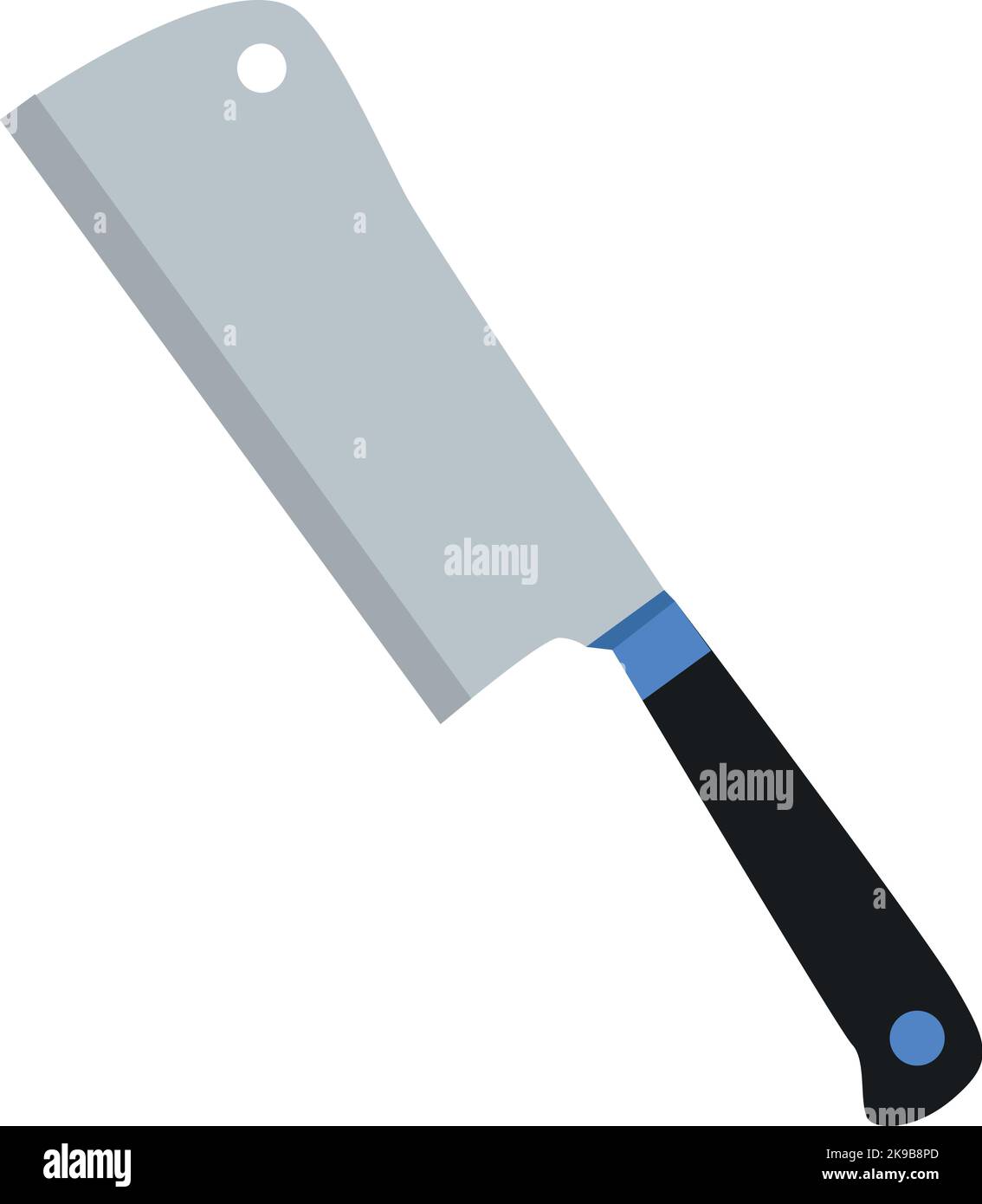 Butcher cleaver icon. Kitchen knife. Cooking blade Stock Vector Image ...