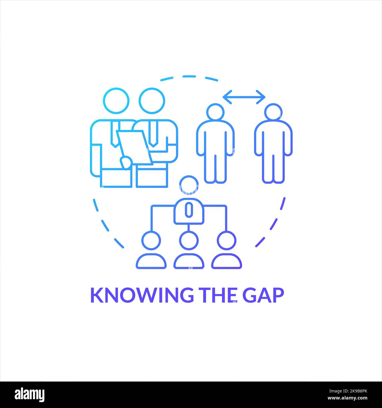 Professional relationship blue gradient concept icon Stock Vector Image ... Professional relationship blue gradient concept icon Stock Vector Image ...