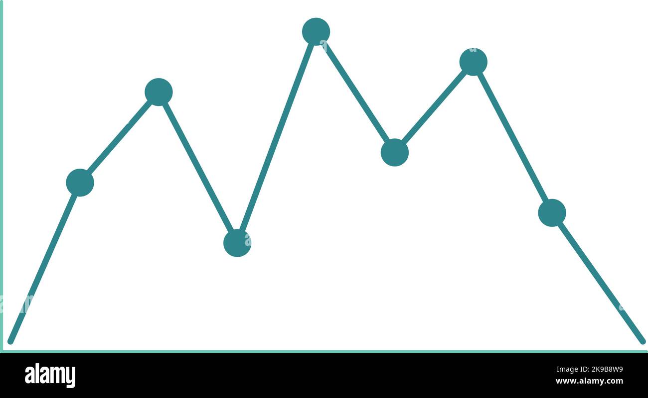 Line chart icon. Data graph. Business diagram Stock Vector Image & Art ...