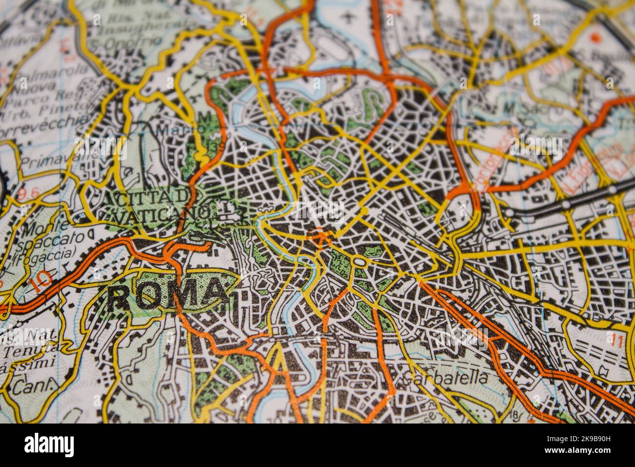 Mappa di roma hi-res stock photography and images - Alamy