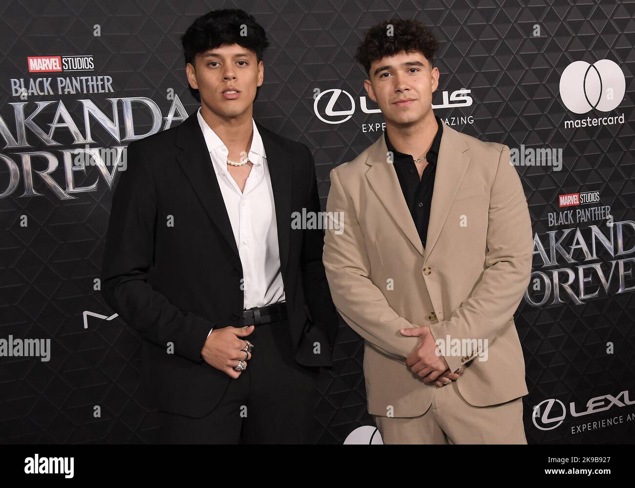 Los Angeles, USA. 26th Oct, 2022. (L-R) Jay Torres and Abel Campuzano ...