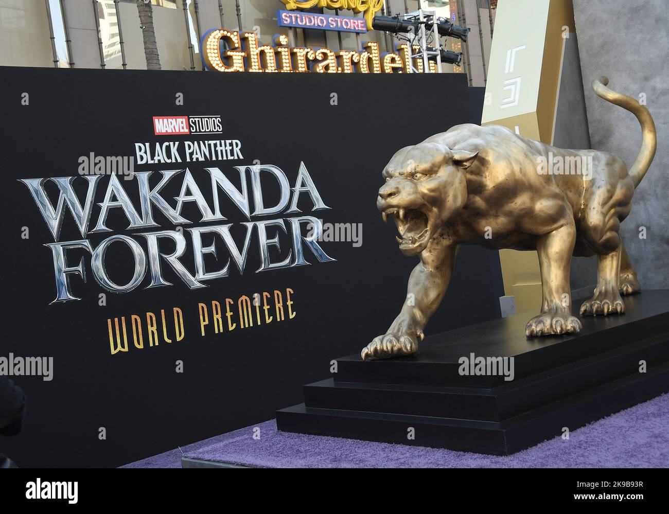 Los Angeles, USA. 26th Oct, 2022. Atmosphere at the Marvel Studios' BLACK PANTHER: WAKANDA ...