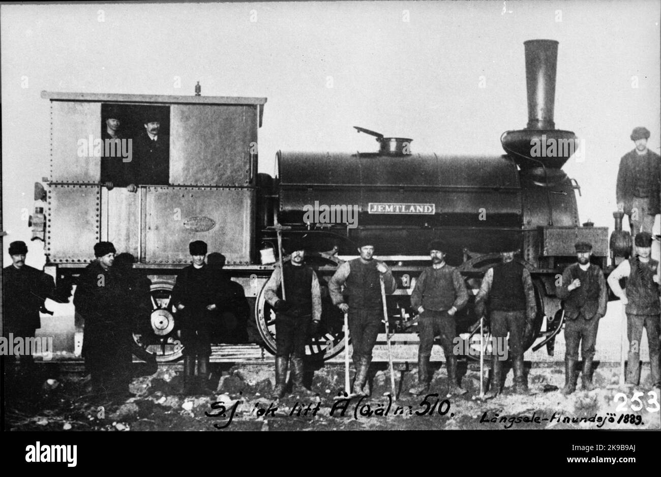 The State Railway Buildings, SJB Lok 6 "Jemtland", State Railways, SJ Ä ...