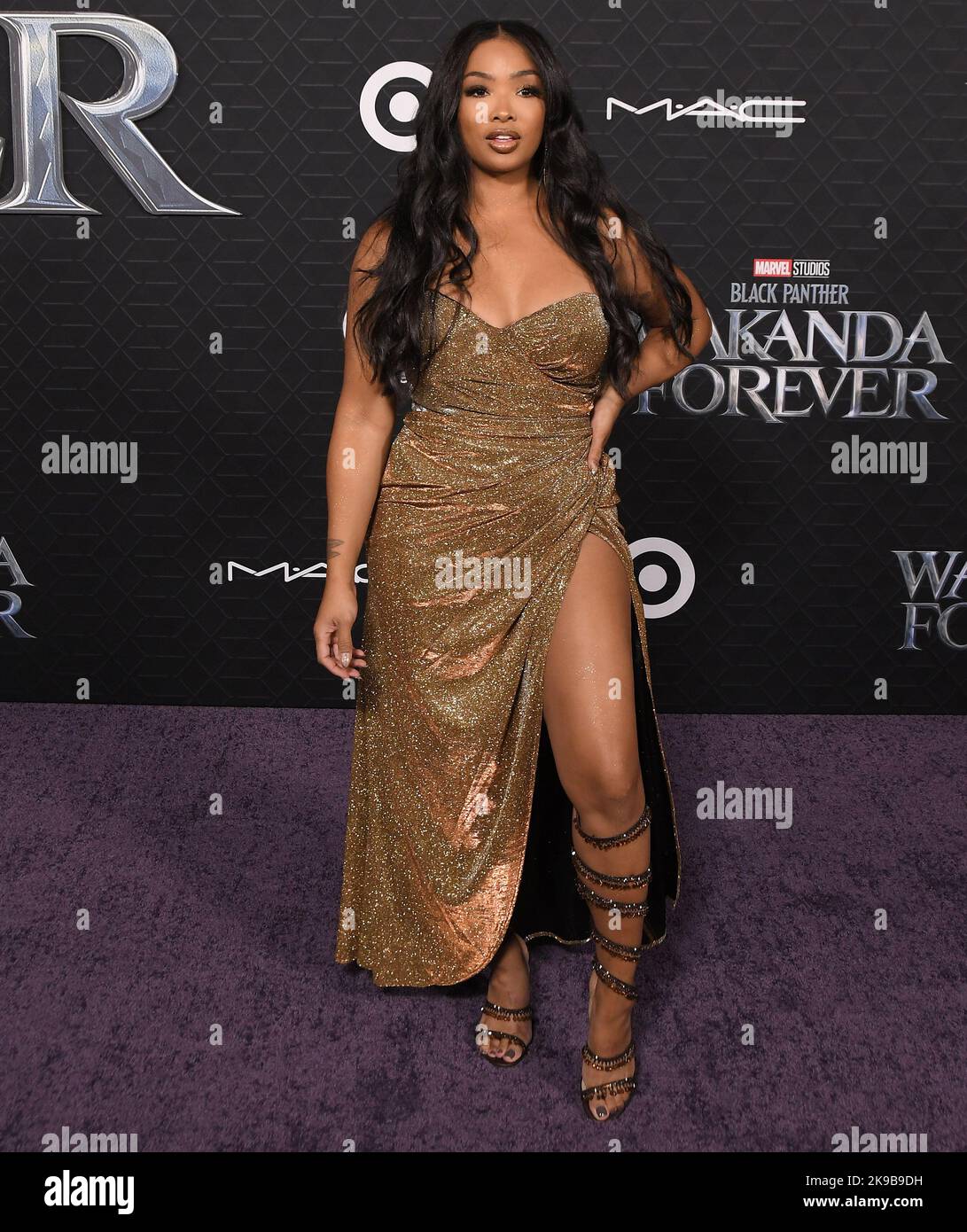 Princess Love arrives at the Marvel Studios’ BLACK PANTHER: WAKANDA ...