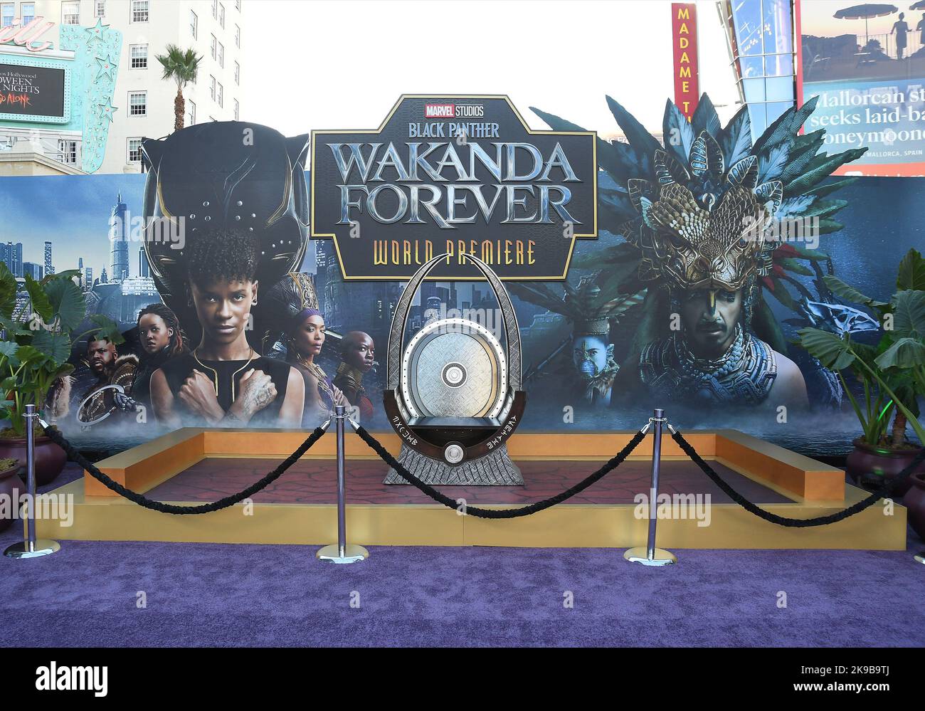 Atmosphere at the Marvel Studios’ BLACK PANTHER: WAKANDA FOREVER World Premiere held at the ...