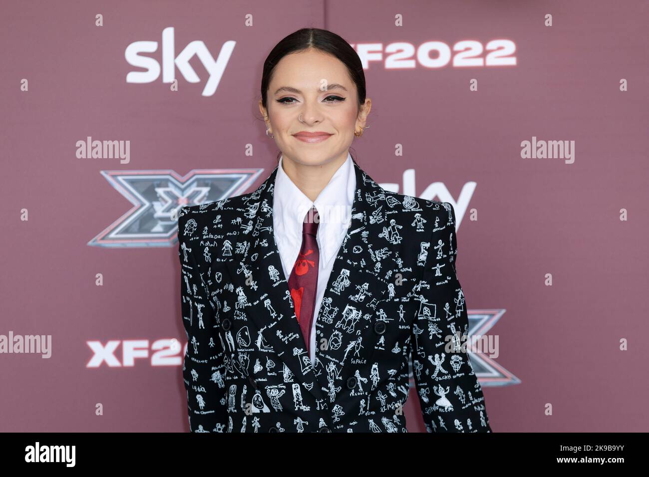 MILANO, ITALY - OCTOBER 25: Singer and presenter Francesca Michielin ...