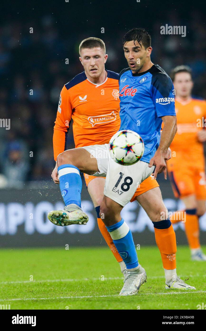 During the Champions League Group A football match between SSC Napoli ...