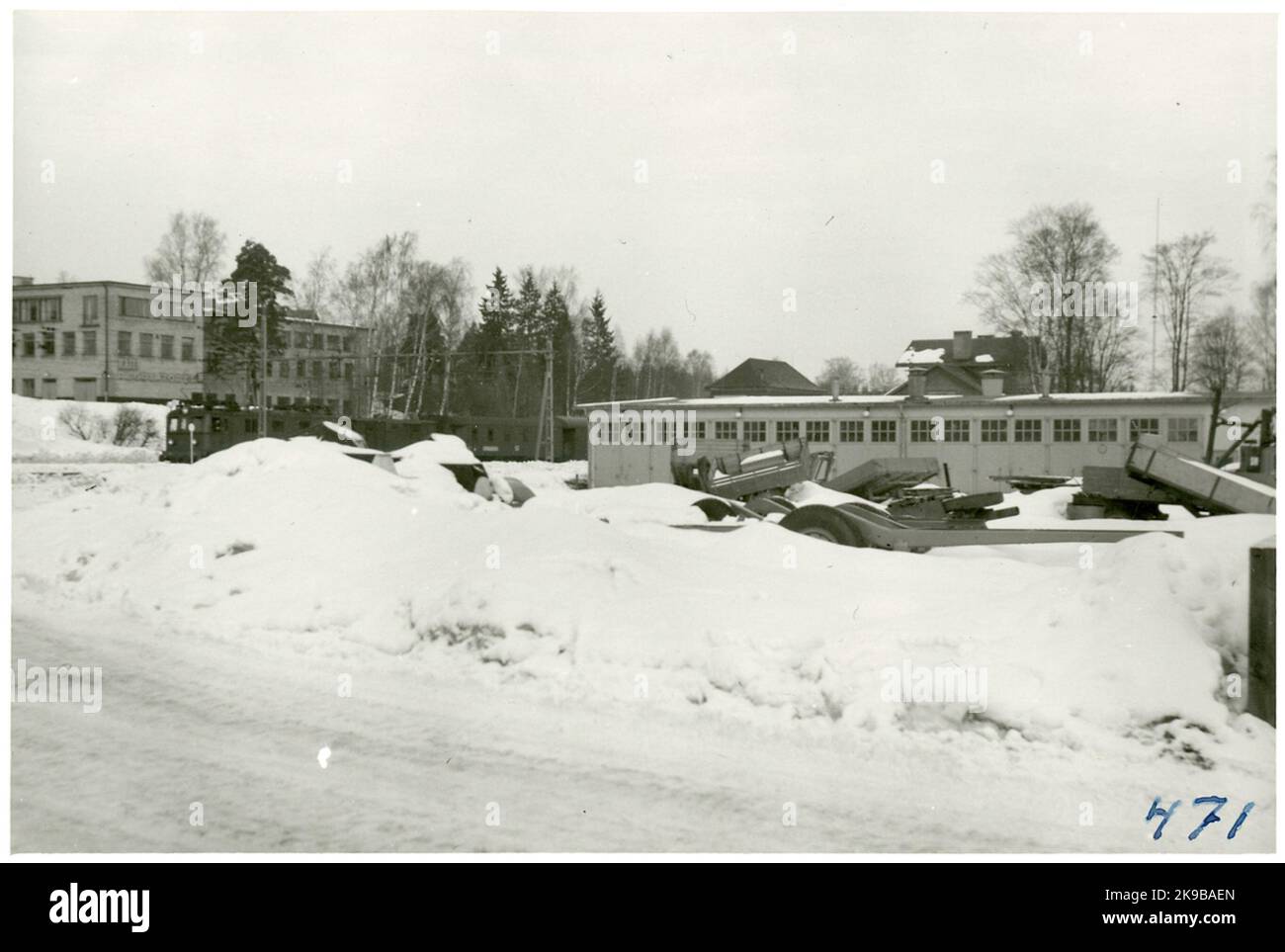 Bus garage Cut Out Stock Images & Pictures - Alamy