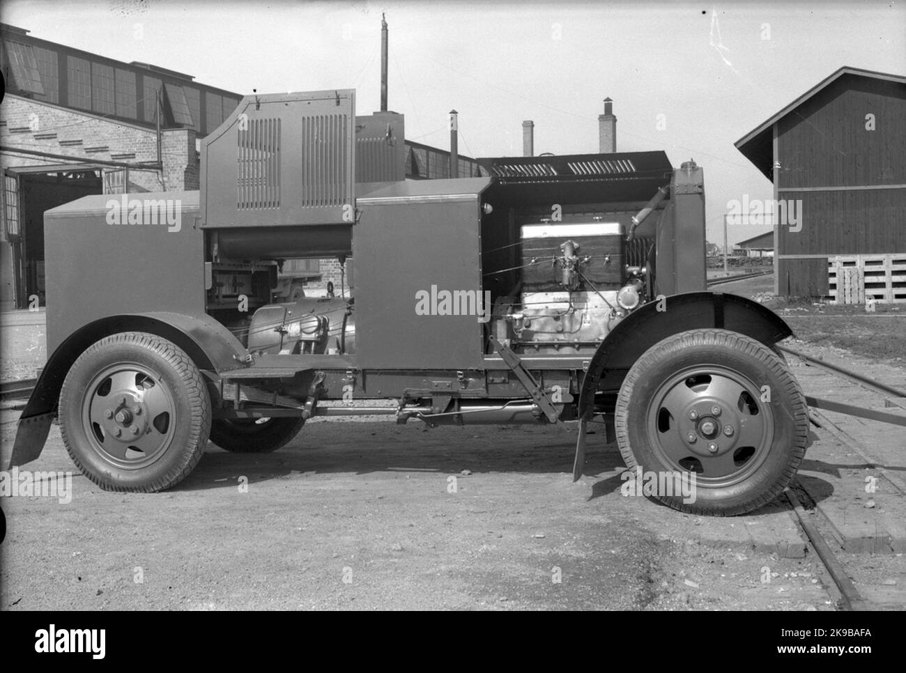 Machine wagon m/34. From the page with bold gaps Stock Photo - Alamy