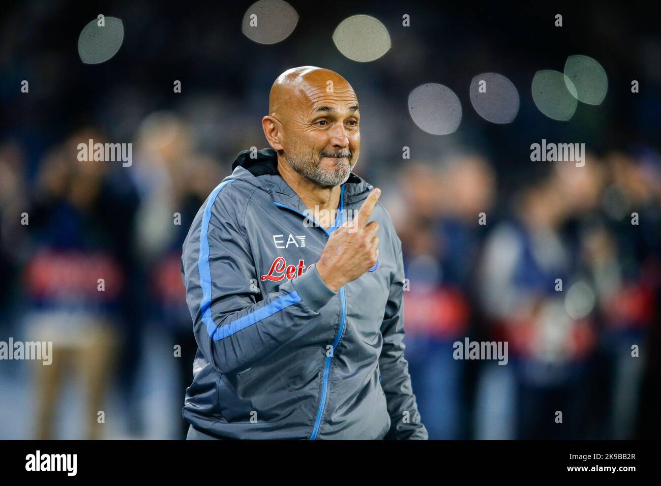 SSC Napoli's Italian coach Luciano Spalletti gesticulate During the ...