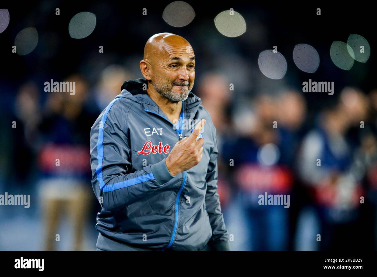 SSC Napoli's Italian coach Luciano Spalletti gesticulate During the ...