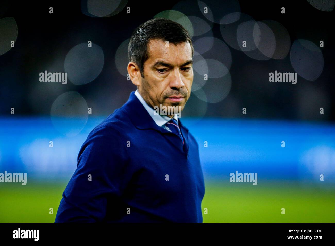 Rangers Glasgow's Dutch coach Giovanni van Bronckhorst looks During the ...
