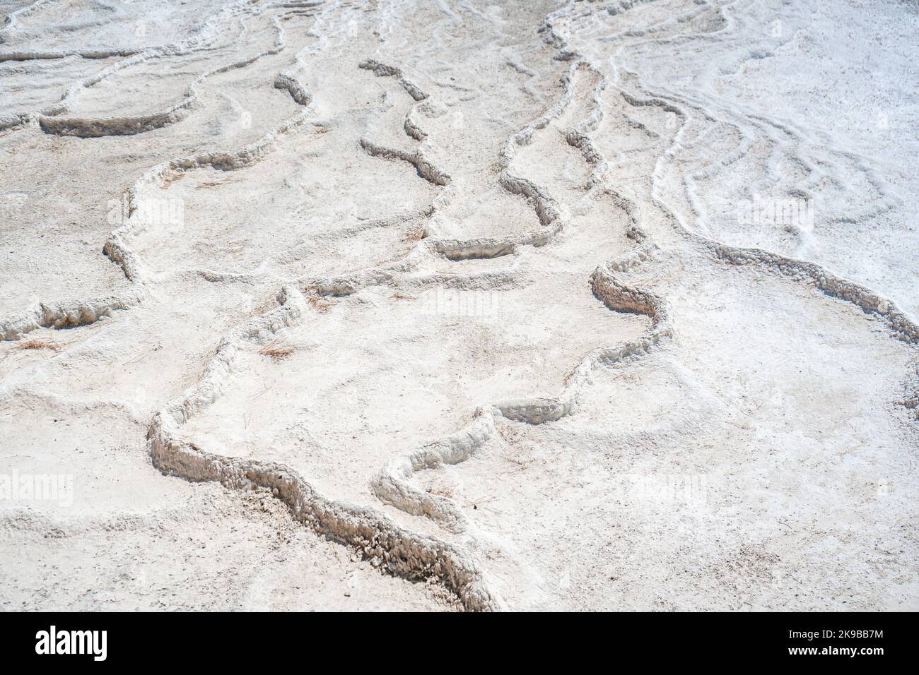 White travertines, calcite cliff of Pamukkale in Turkey Stock Photo - Alamy